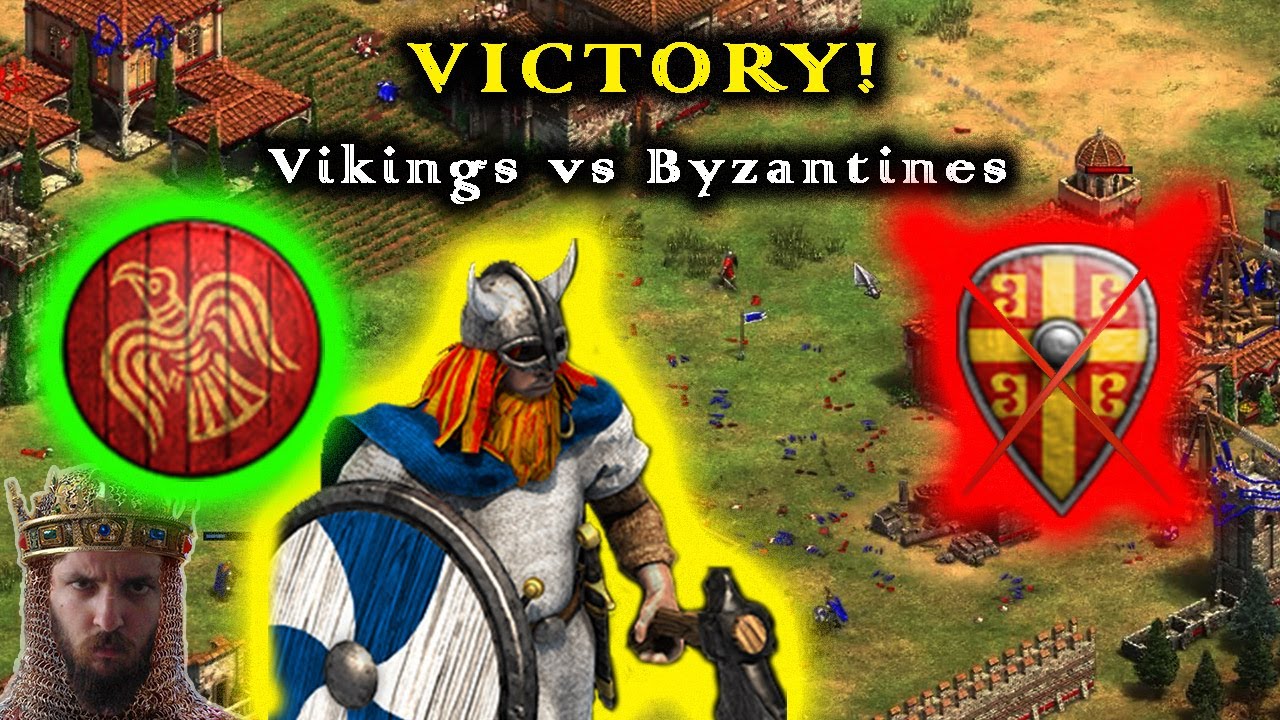 AoE II DE - Vikings vs Byzantines - Arena, Unranked #aoe2de - YouTube
