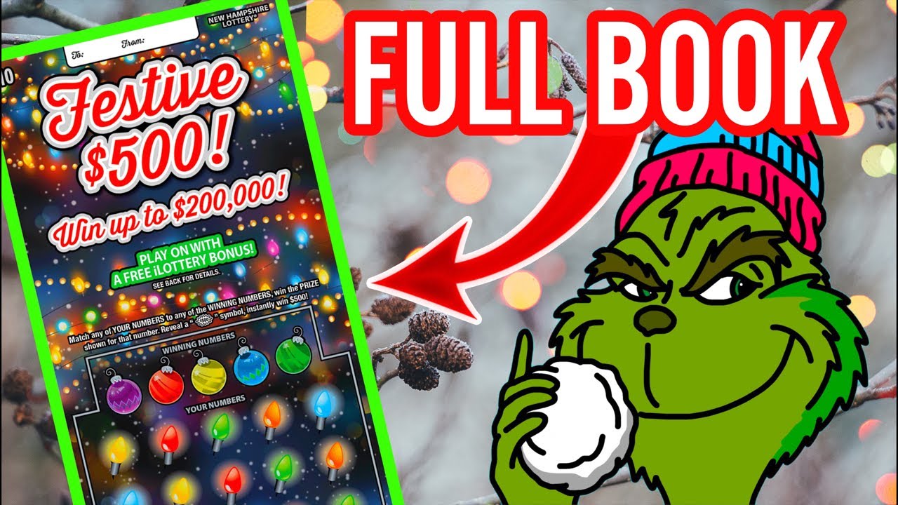 FULL BOOK $10 HOLIDAY SCRATCH TICKETS Top Prize $200,000!!! 🎅🏻🎄💰 - YouTube