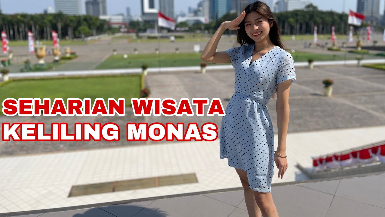 ISTRI JEPANG DI INDONESIA⁉️YURI-CHAN KELILING MONAS‼️ - YouTube