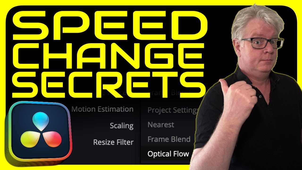 Change Clip Speed, Optical Flow and Speed Warp in DaVinci Resolve - YouTube