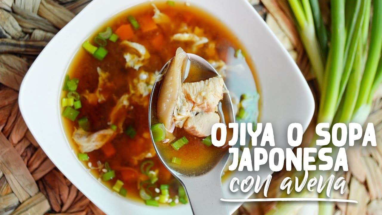 OJIYA o SOPA JAPONESA CON VEGETALES (versión con avena) - Recetas ...