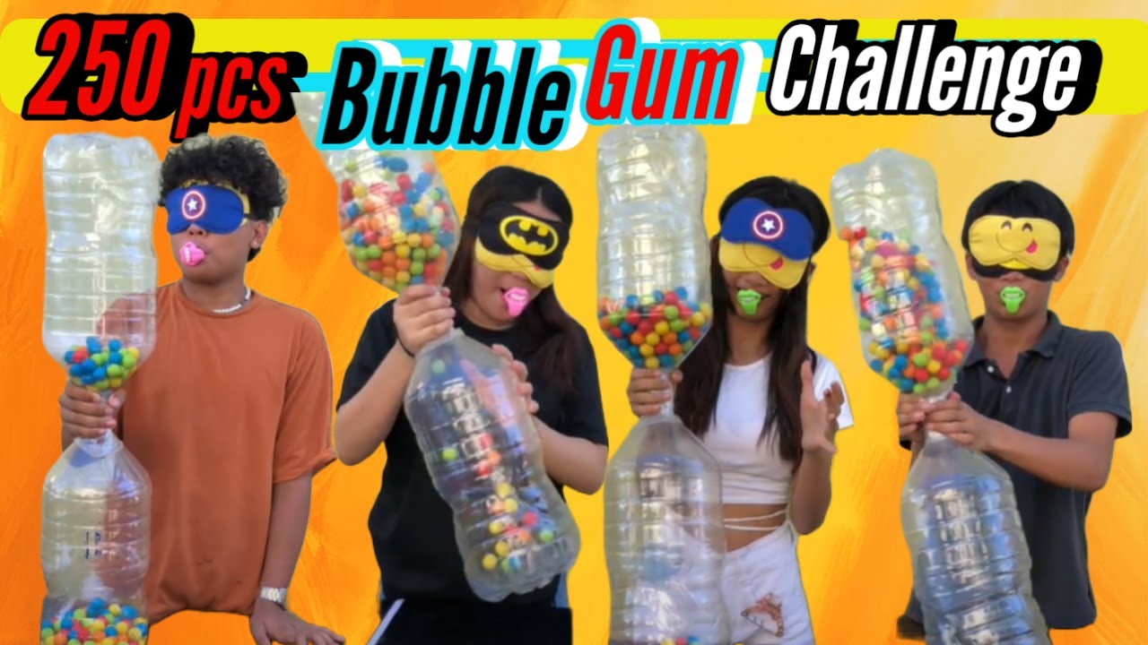 Bubble gum shake challenge - YouTube