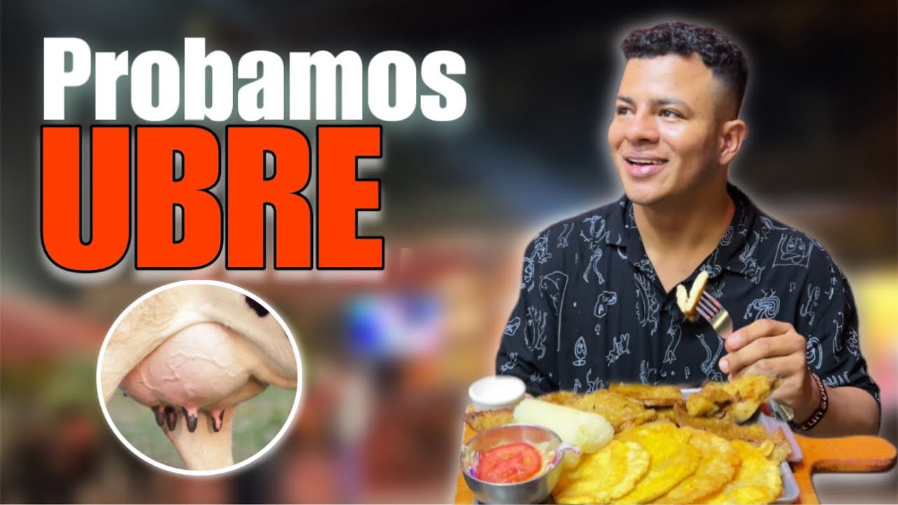 Probando Ubre Asada de Vaca en Apartadó: ¡Sabe a Leche! | El calvo ...