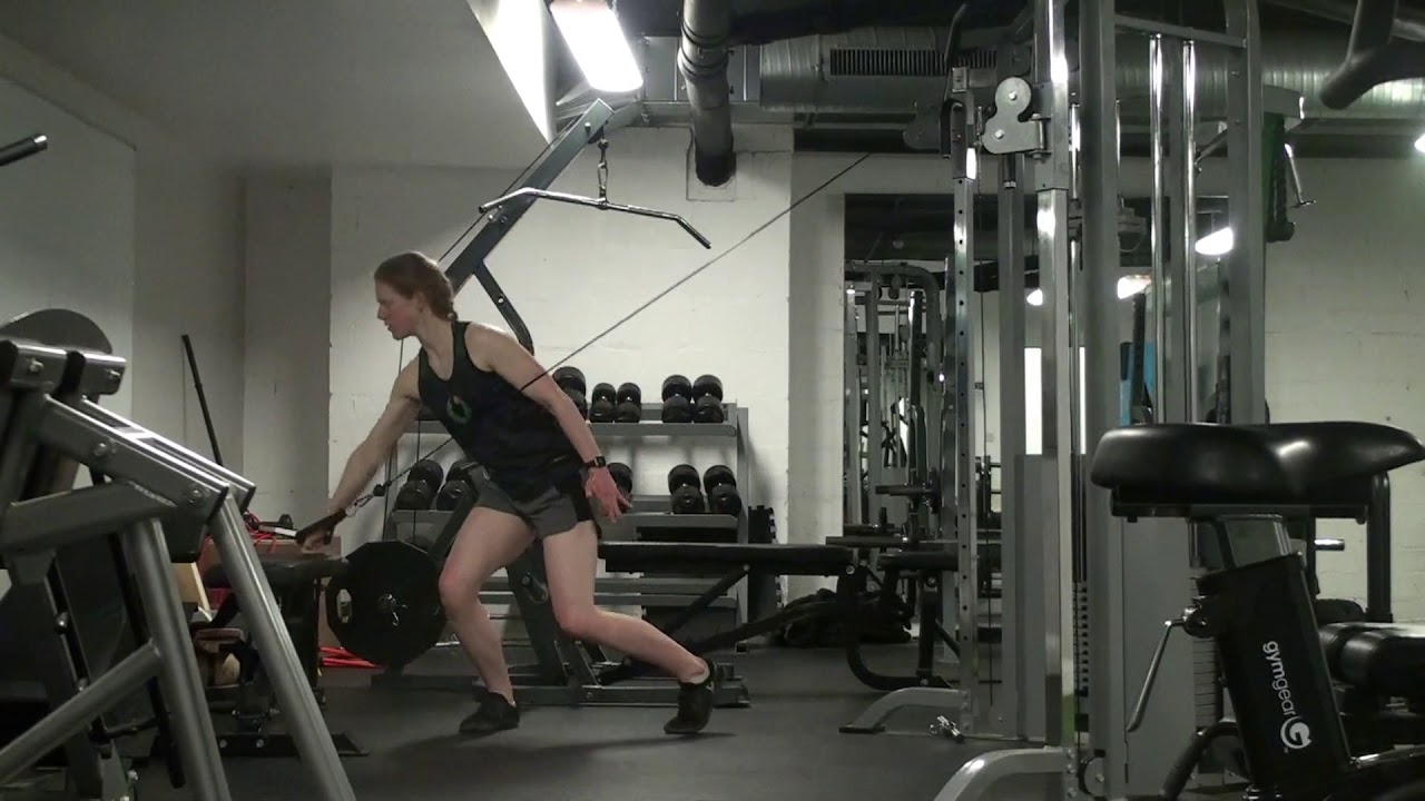 One Arm Inline Lift and Chop - YouTube