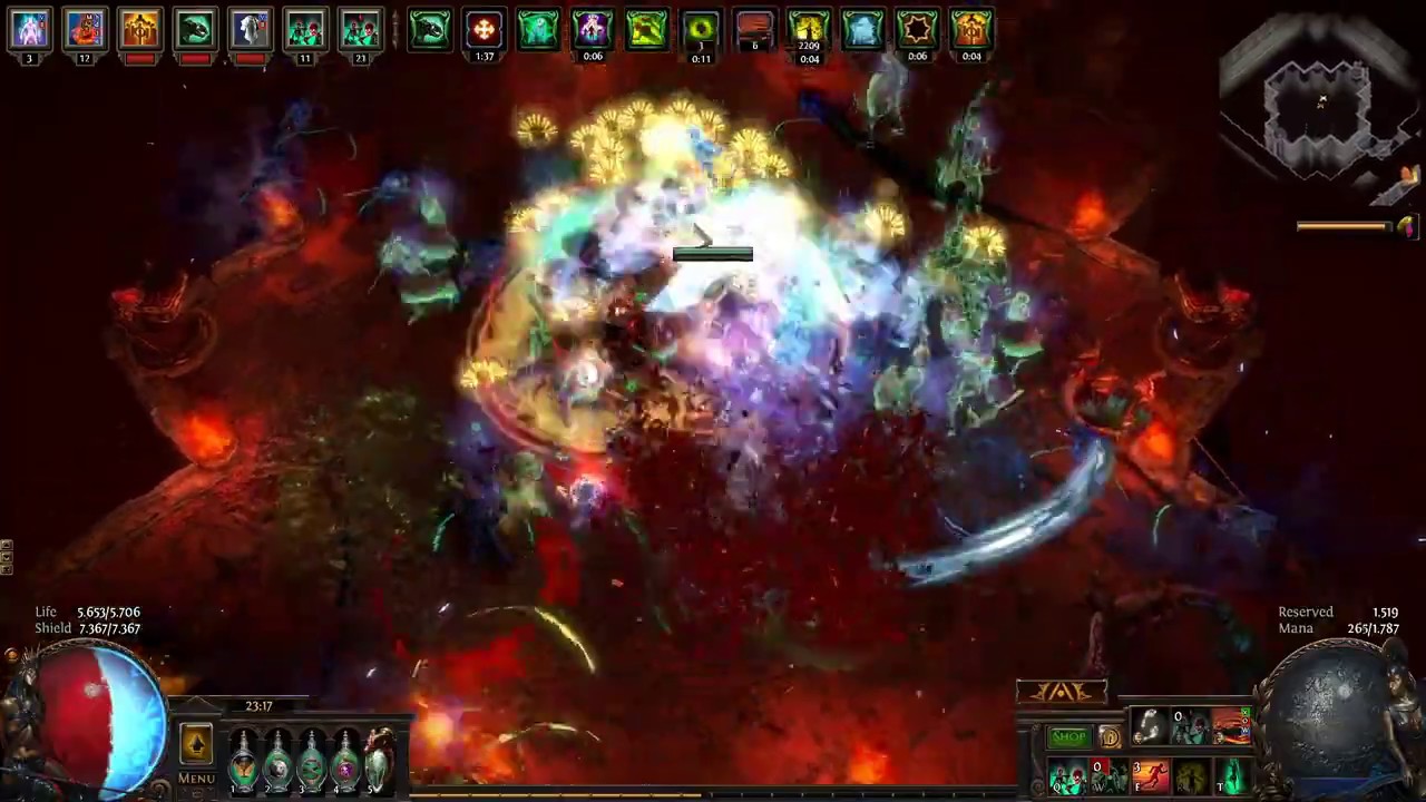 Path Of Exile Necromancer 83 level alva temple - YouTube