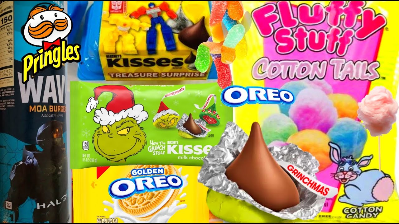 NEW Oreo Pringles Cotton Candy Kisses Cheetos Hershey's Chocolate Chips ...
