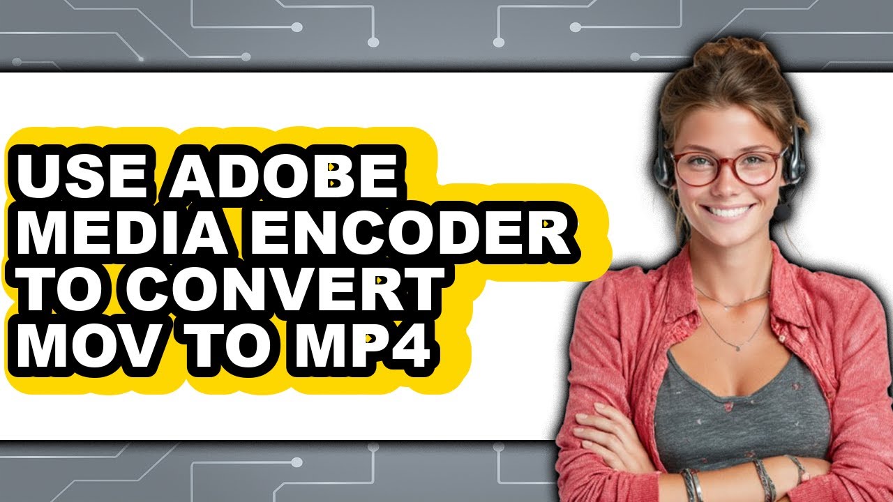 How To Use Adobe Media Encoder To Convert MOV To MP4 (Only Way) - YouTube