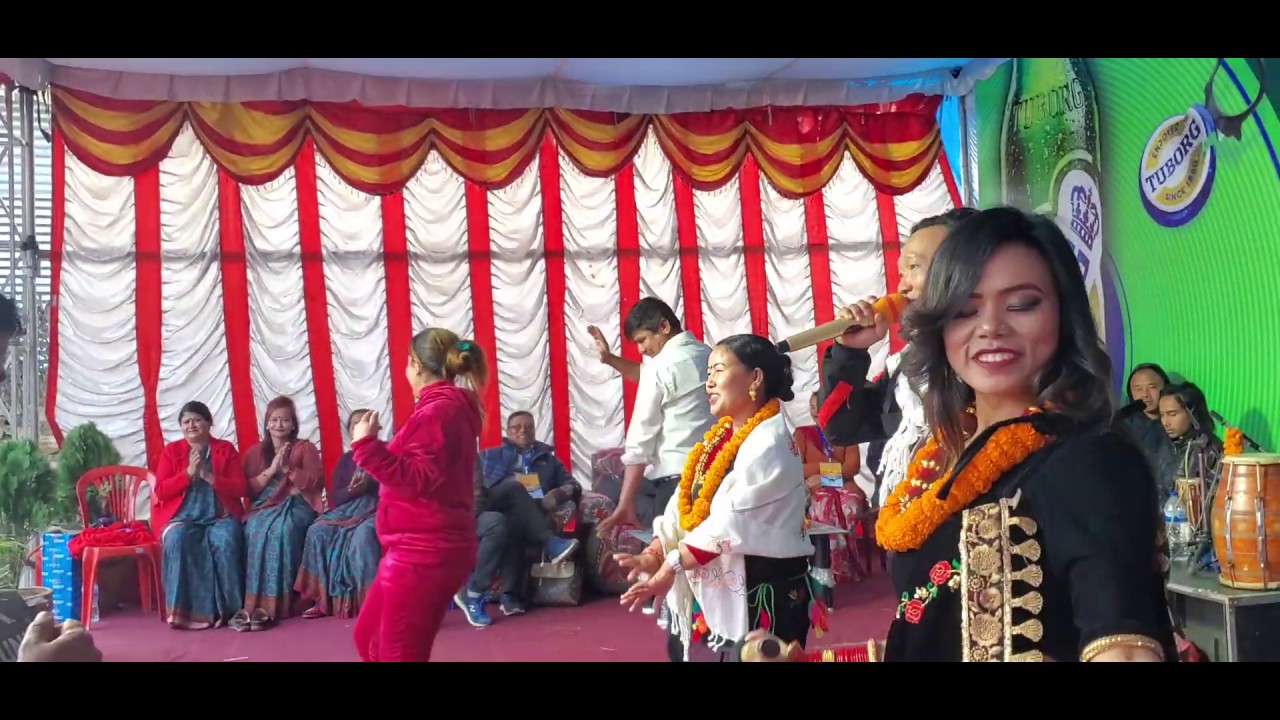 Samjhana Lamichhane Magar and Koman Singh Rana Live Dohori at Dumre ...