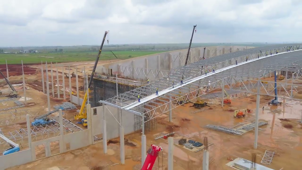 Progress on the Pick 'n Pay Distribution Centre at Eastport Logistics ...