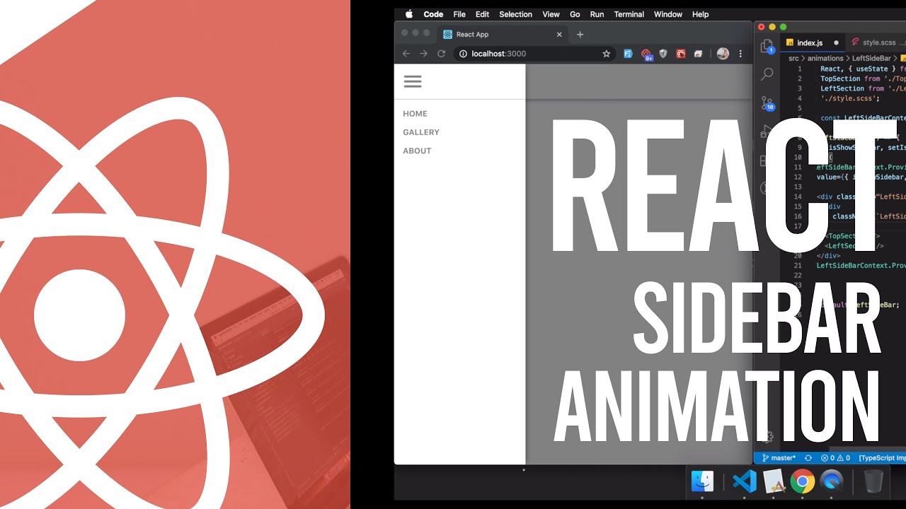 Sidebar Animation Reactjs X Scss Youtube