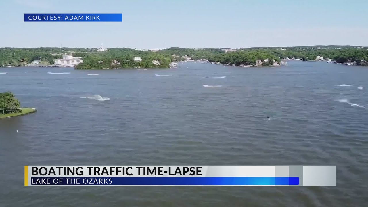 Boating traffic time-lapse - YouTube