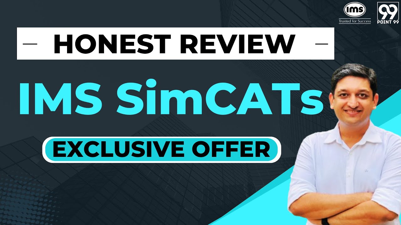 Exclusive discount on SimCATs for Point99 students by @IMS_CAT_MBA - YouTube