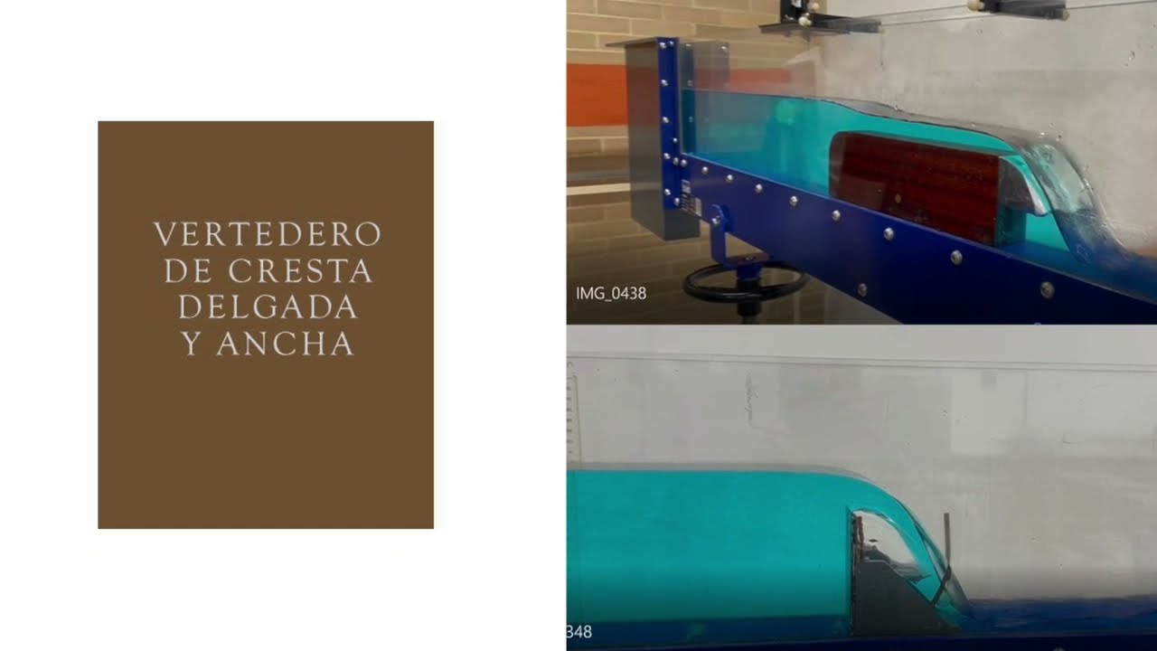 LABORATORIO VERTEDEROS DE CRESTA DELGADA Y ANCHA - YouTube