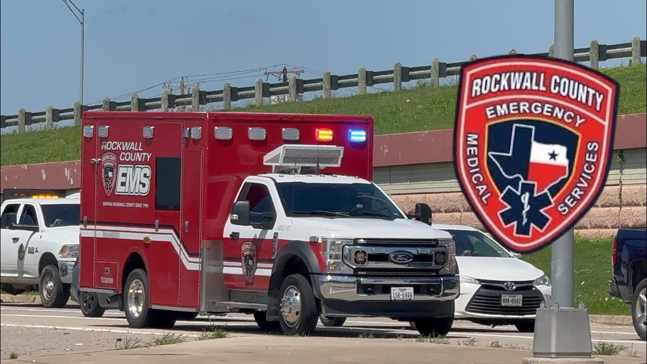 Rockwall county EMS medic 1 transporting emergent.June/17/2025 - YouTube