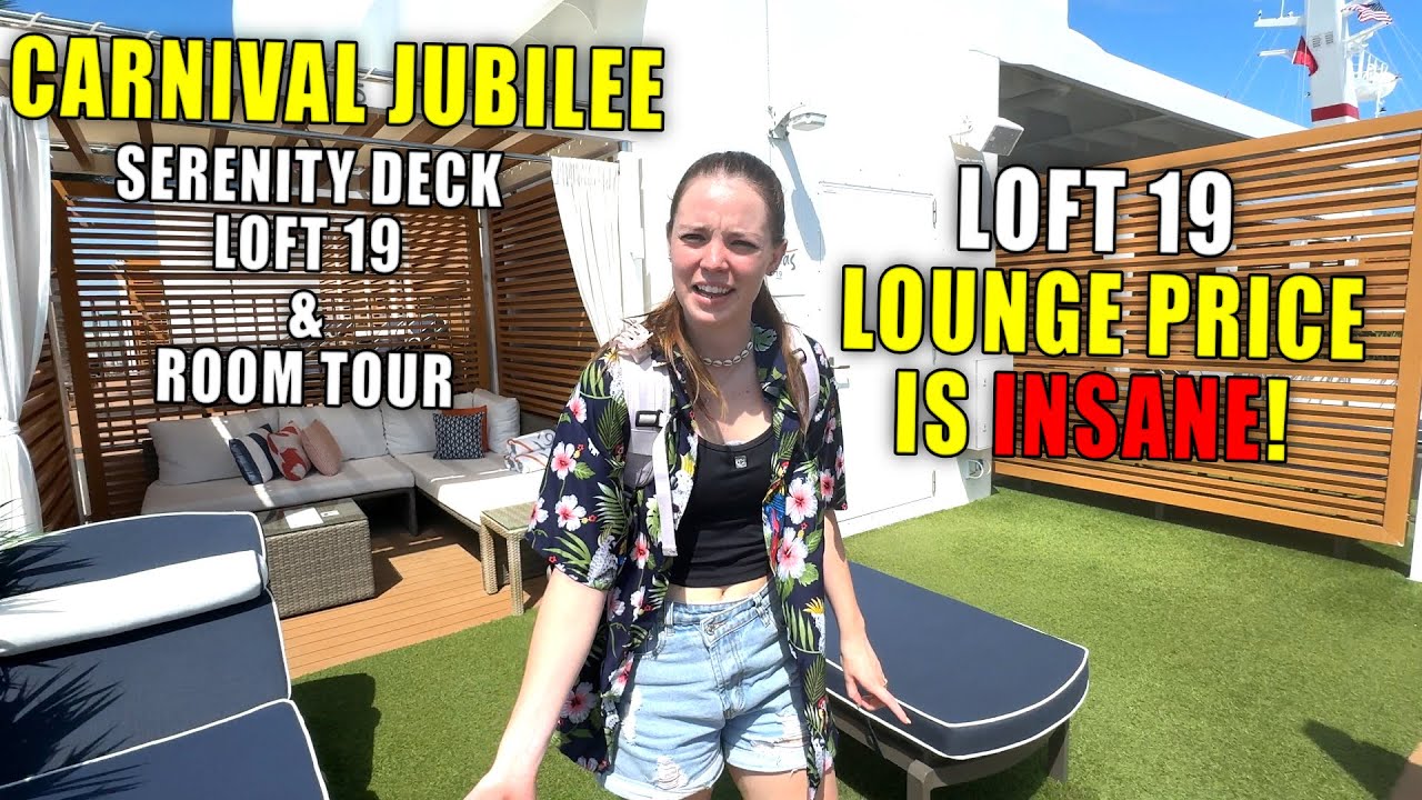 Inside Carnival's Most Luxurious Ship | Loft 19, Serenity Deck, & Room ...