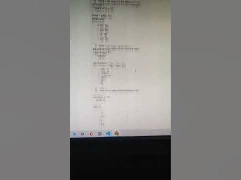 Programming in Python - Week 9 assessment | CEC | Swayam | TMCB | #shorts - YouTube
