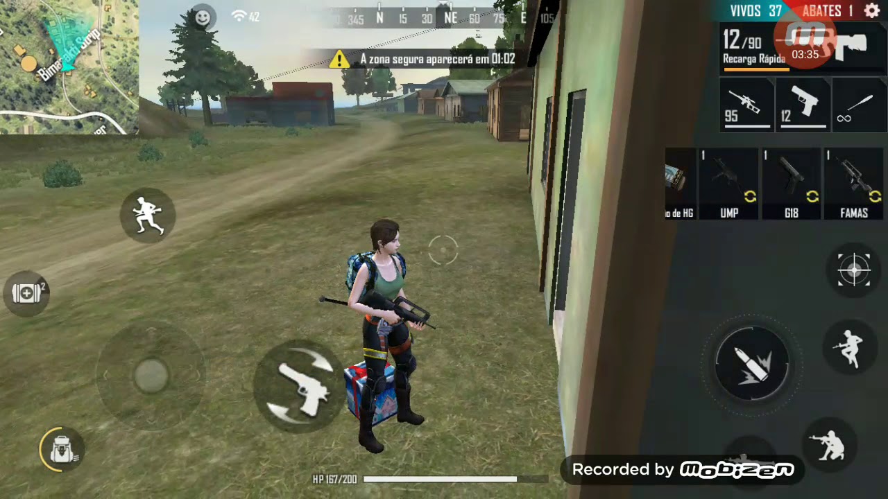 Jogando free fire - YouTube