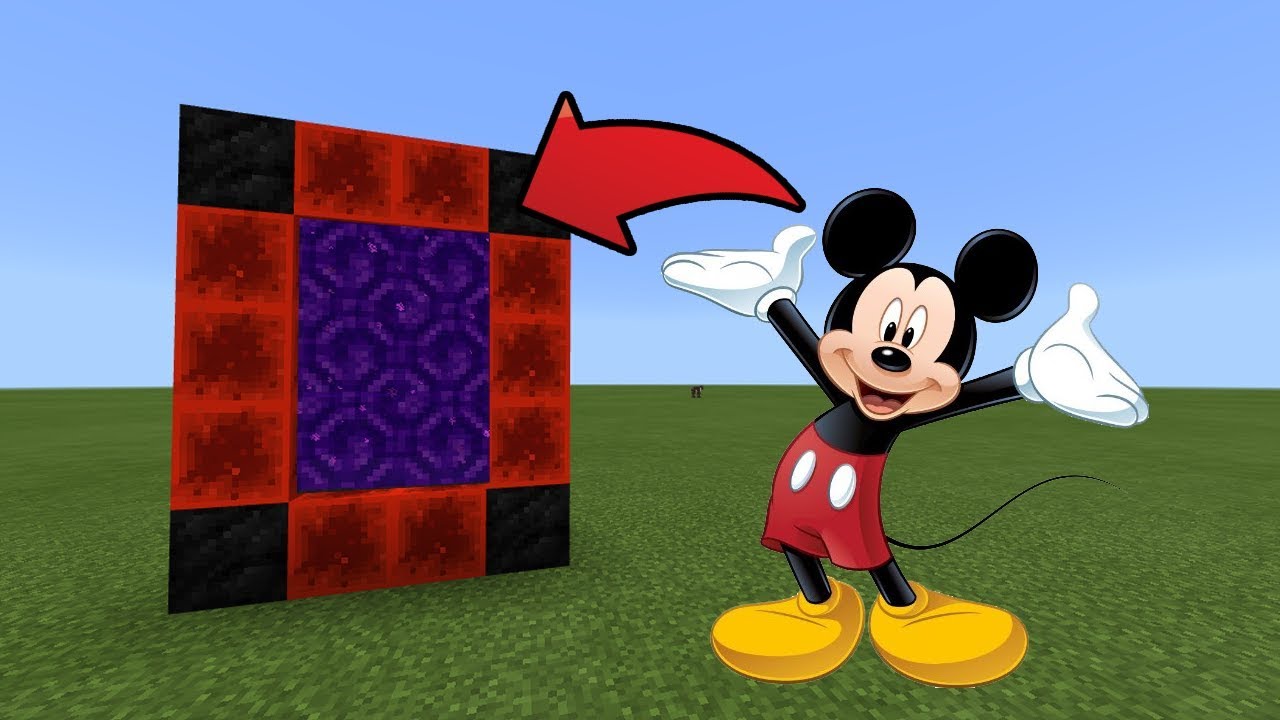 How To Make a Portal to the Mickey Mouse Dimension in MCPE (Minecraft ...