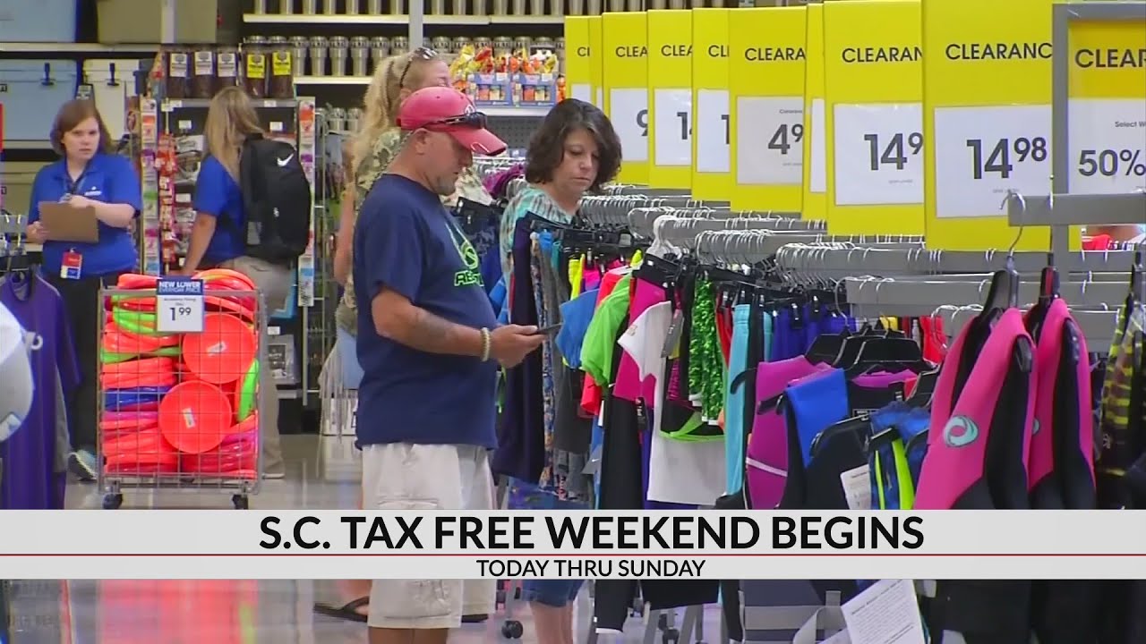SC Tax-Free Weekend underway - YouTube