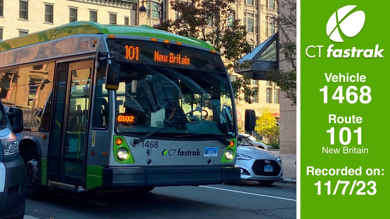 Short Ride | CTfastrak #1468 on the 101 - YouTube