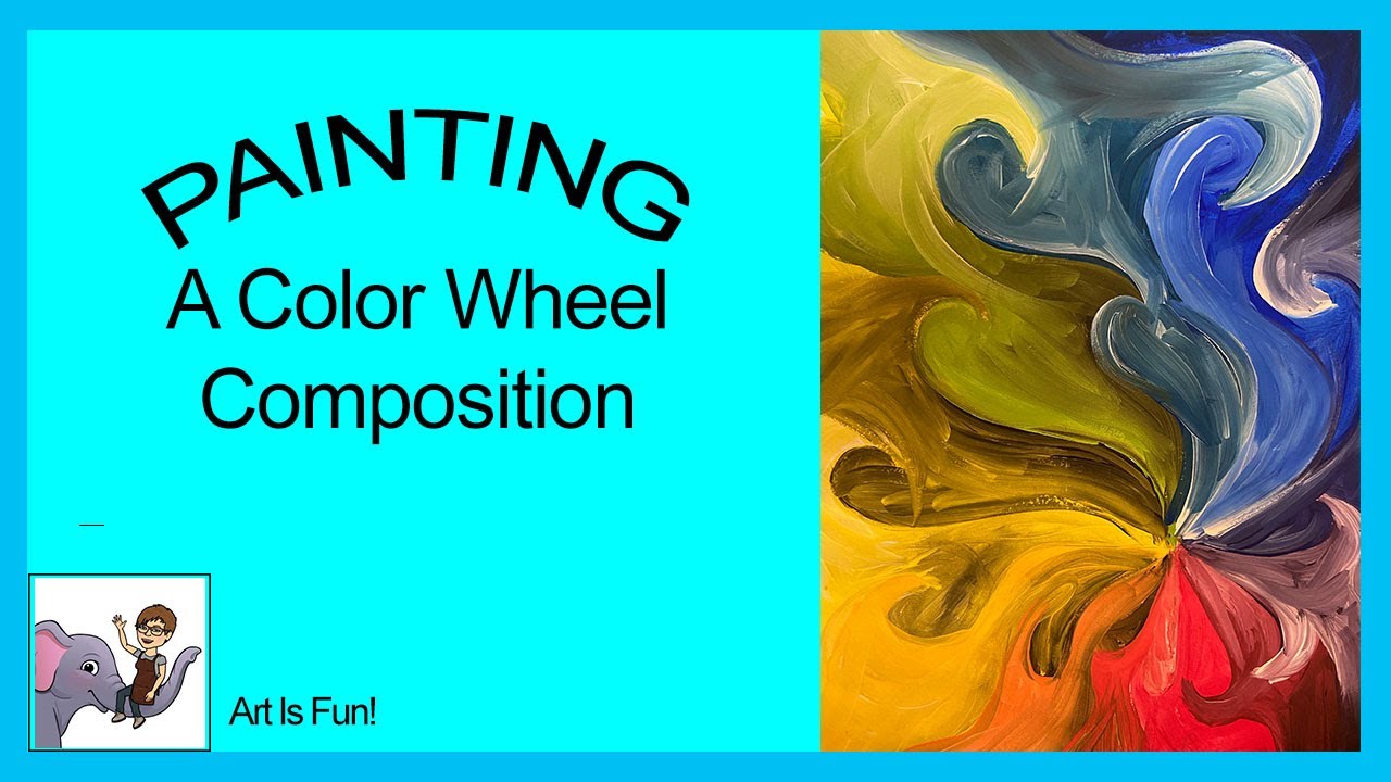 How to Paint a Color Wheel Composition - YouTube