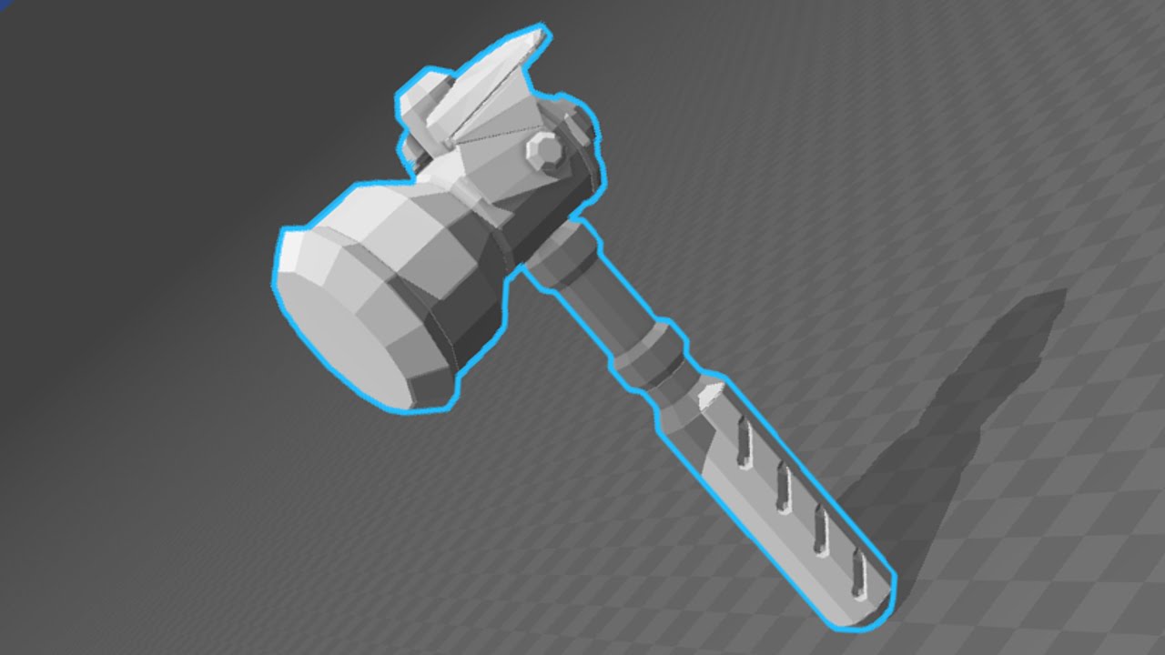 Overwatch torbjorn Forge Hammer papercraft patreon - YouTube