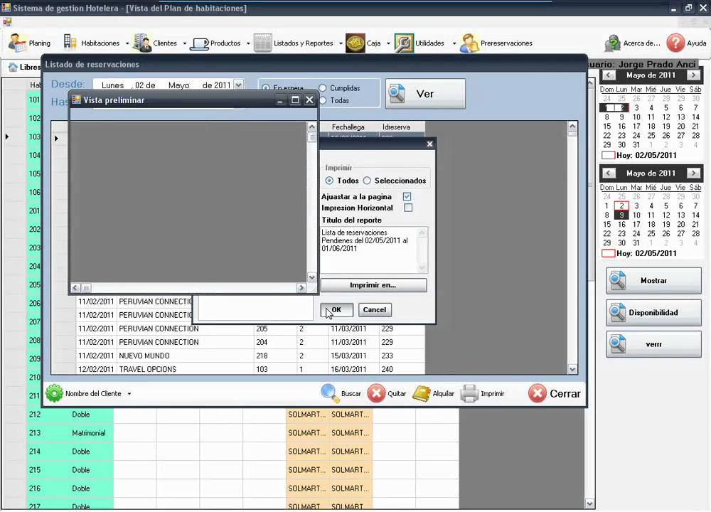 Sistema de Gestion Hotelera: Reservas - YouTube