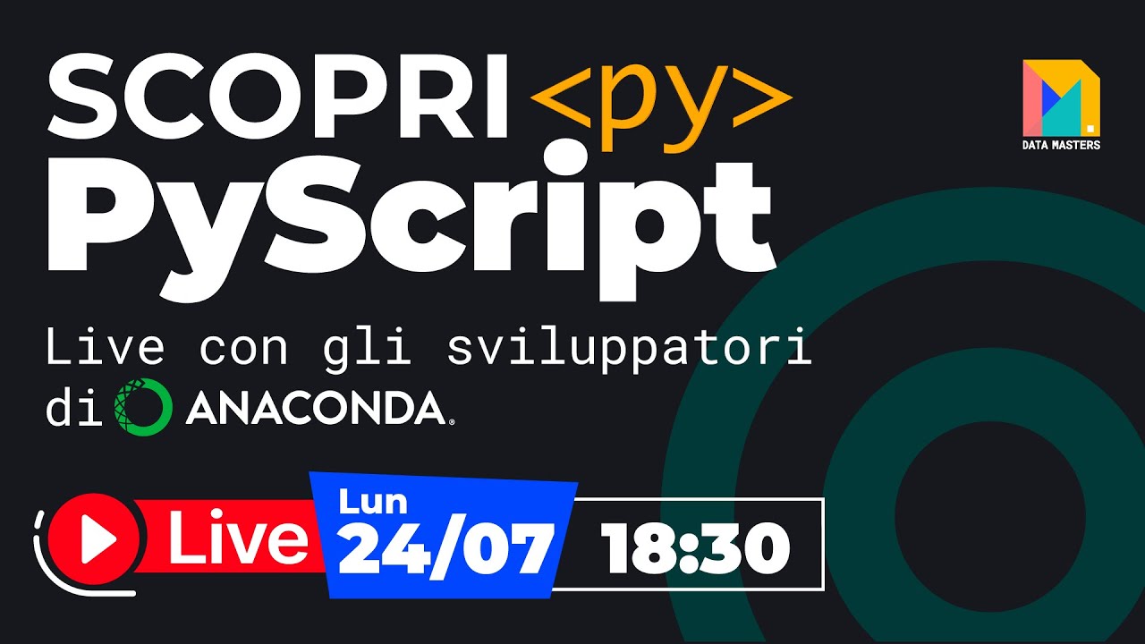 Scopri PyScript - Live con gli sviluppatori di Anaconda - YouTube