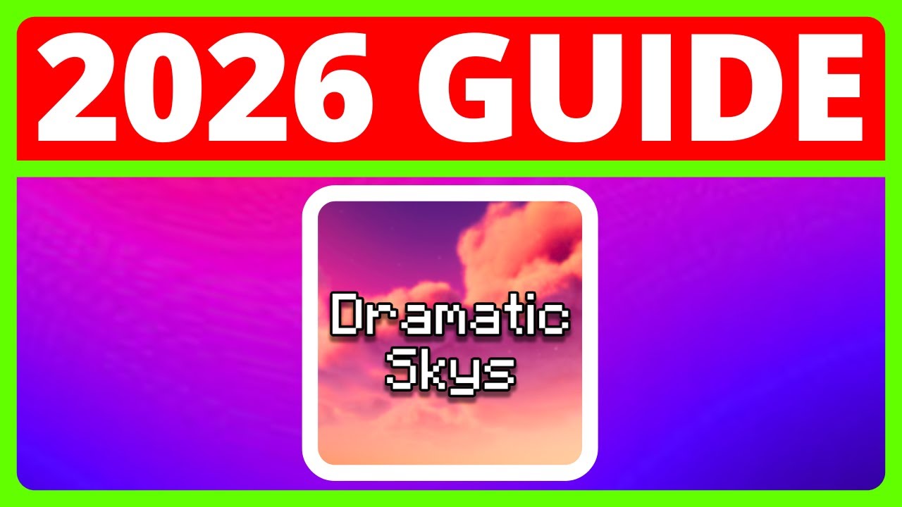 How To Download And Install Dramatic Skys For Minecraft Java In 2026 ...