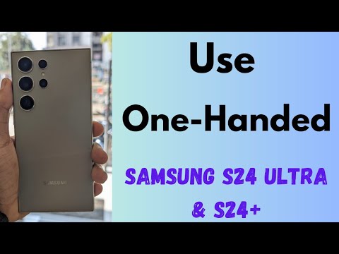 How to Use One Handed Mode in Samsung Galaxy S24 Plus and S24 Ultra | Turn On/Off One Handed ...