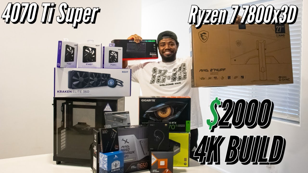 MY FIRST TIME BUILDING A PC! | The Ultimate 4k Build for Gaming ...