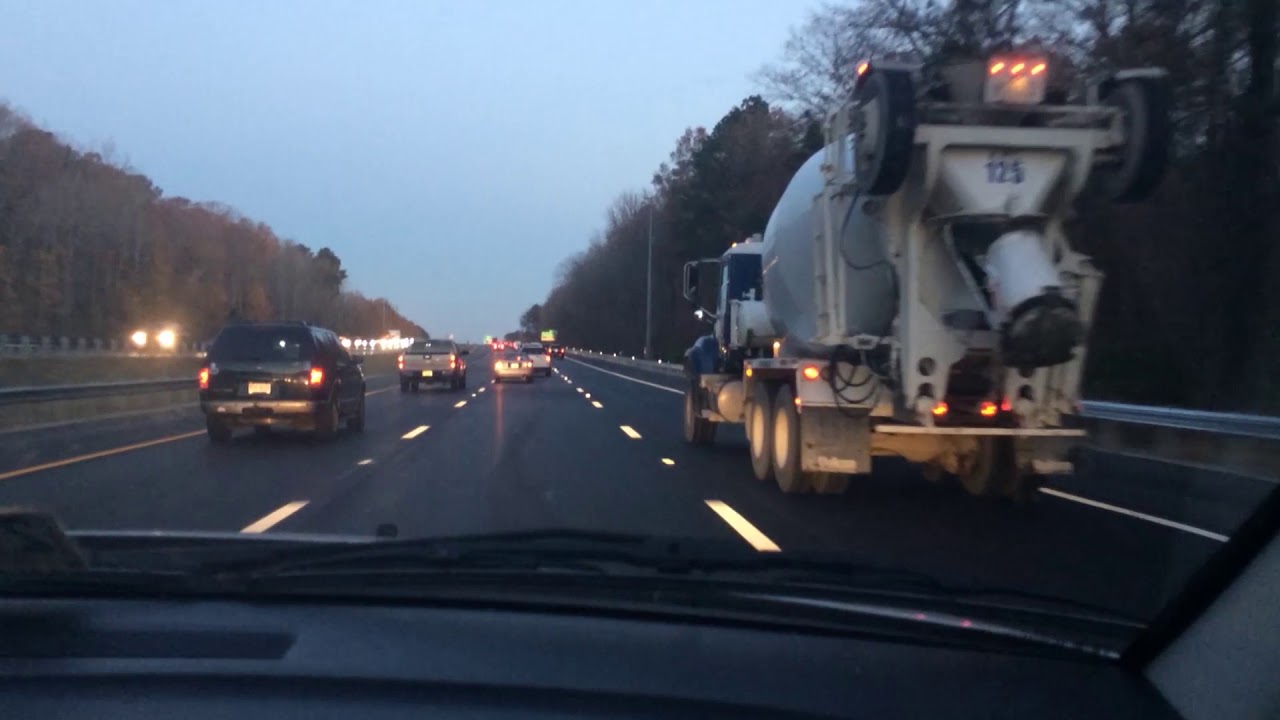 VDOT: I-64 Widening Segment I Completed Lanes - YouTube