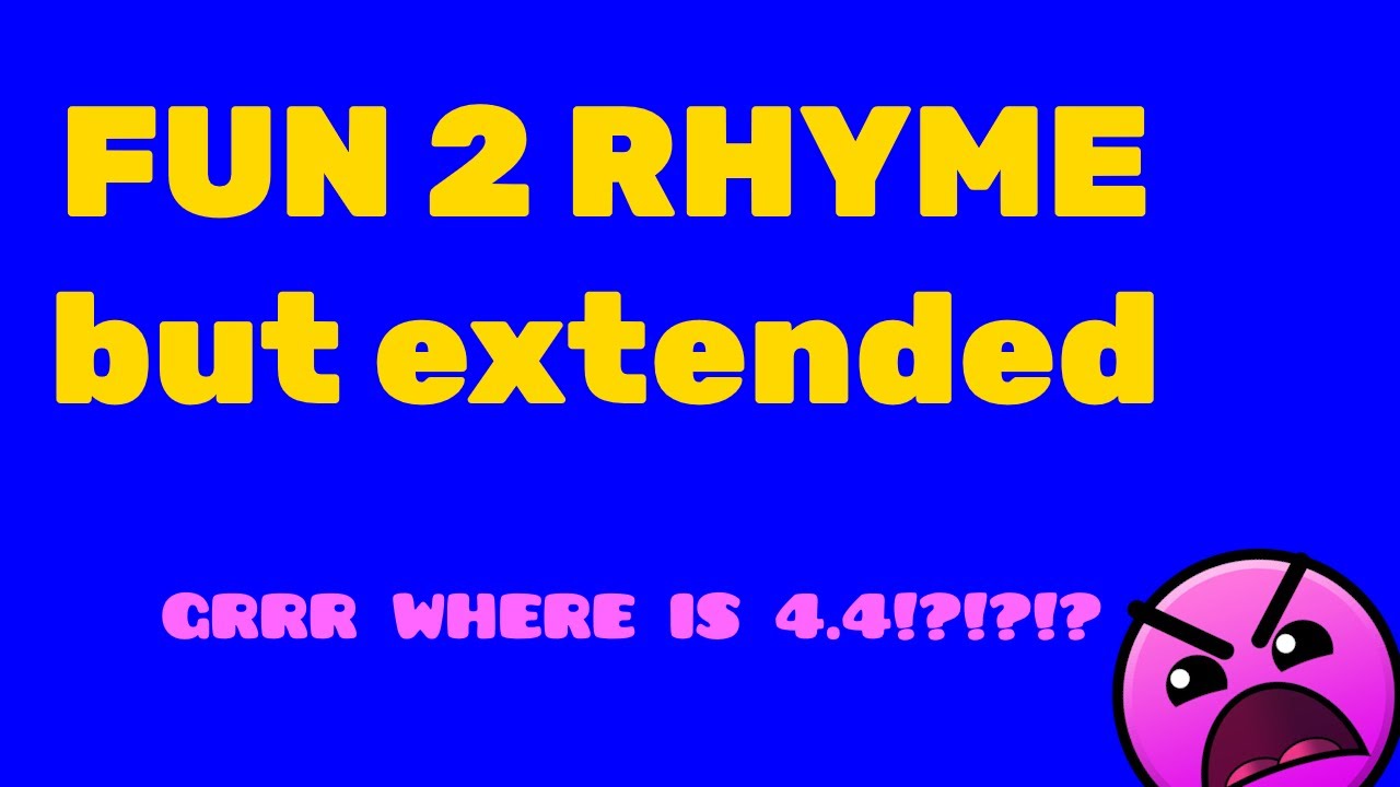 Fun 2 Rhyme Extended with Suno (My take) (Not for all viewers) - YouTube