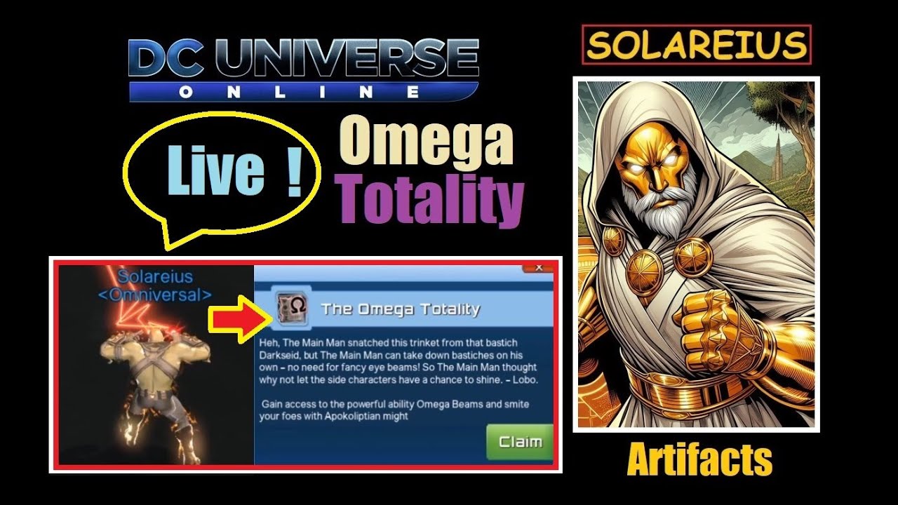 DCUO Omega Totality ARTIFACT is LIVE !! Strongest DPS Artifact ... THE ...