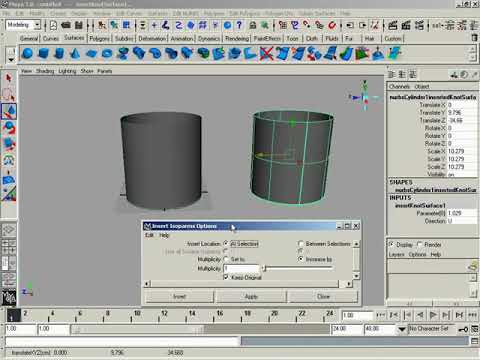 NURBS Insert Isoparm - YouTube