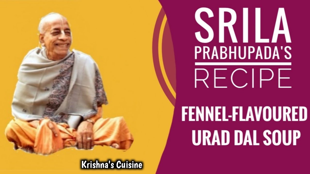 Srila Prabhupada's Recipe || Sada Urad Dal || Iskcon Prasad || Krishna ...