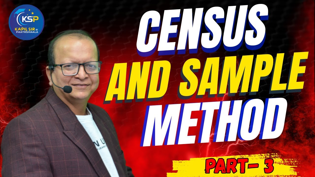 Census and Sample Method I Class 11 I Statistics I Part 3 I Economics I ...