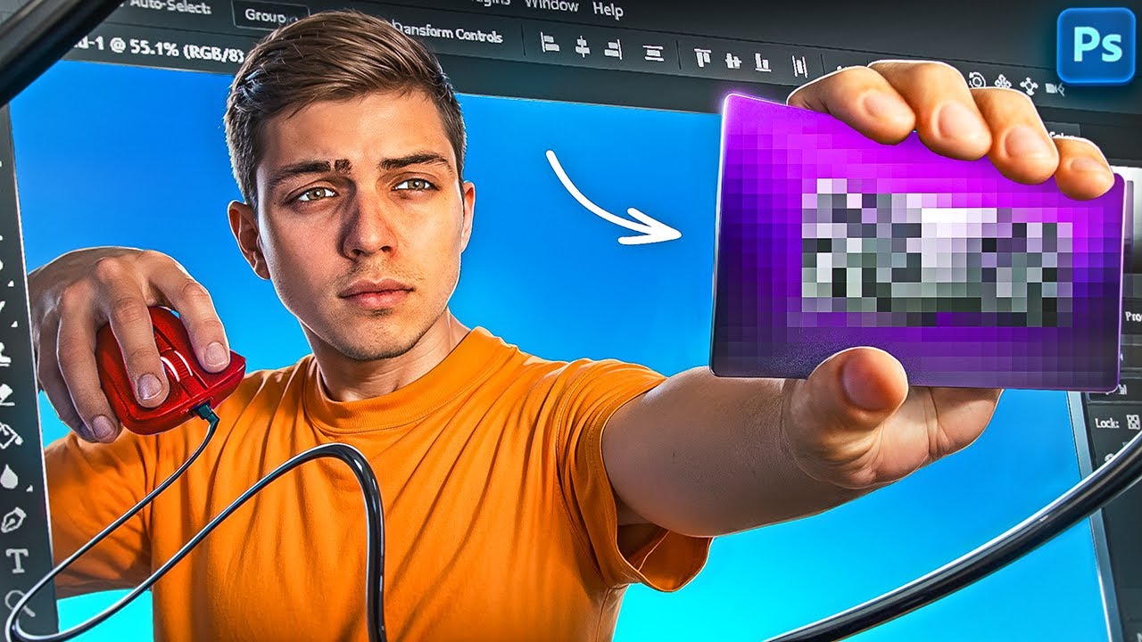 How I Make SIMPLE Thumbnails In PHOTOSHOP - YouTube