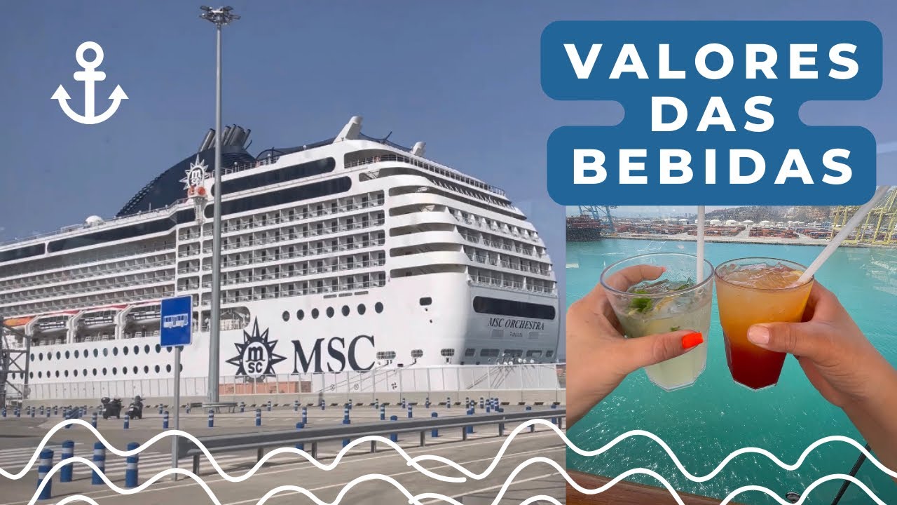 BEBIDAS NO NAVIO MSC - VALE A PENA COMPRAR O PACOTE? 🥂 🛳 - YouTube