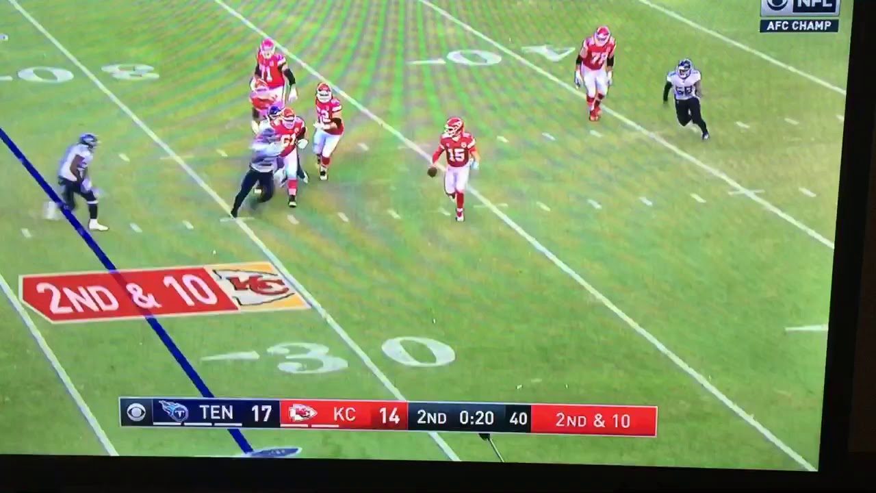 Mahomes Amazing TD Run Vs Titans - YouTube