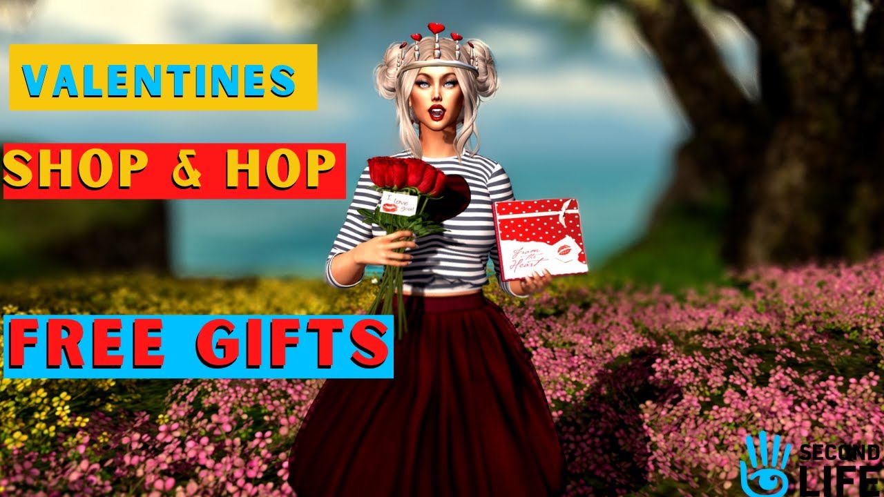 VALENTINES 2022 Shop and Hop | SECOND LIFE and lots FREE Gifts - YouTube