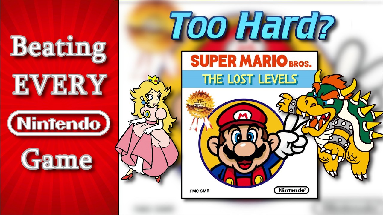 The Hardest Mario Game | Super Mario Bros.: The Lost Levels | Game #127 ...