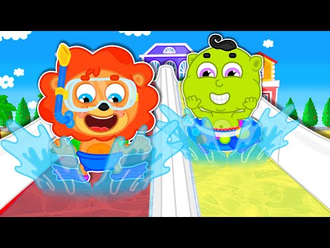 Aslan Yavrusu | Denizde eğlenceli tatil | Çocuklar İçin Çizgi Filmler