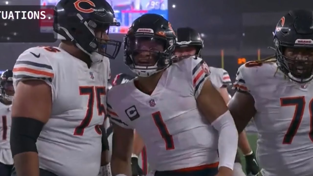 Justin Fields Highlights vs Patriots Week 7 | NFL 2022 - YouTube