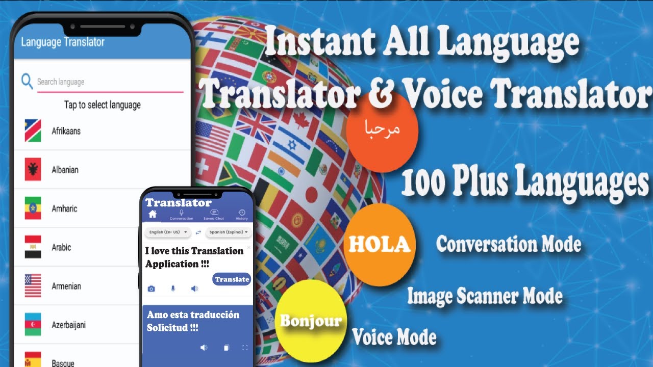 instant language translator & voice translation - YouTube