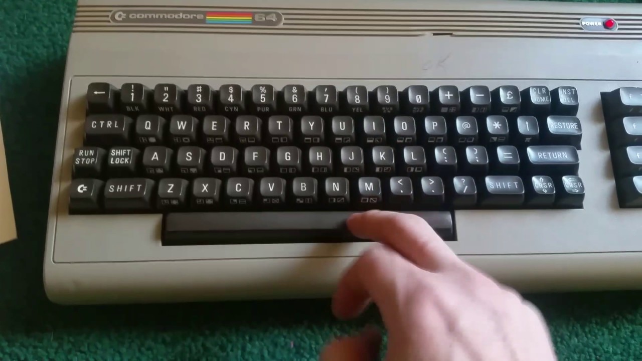 Testing c64 on LCD - YouTube