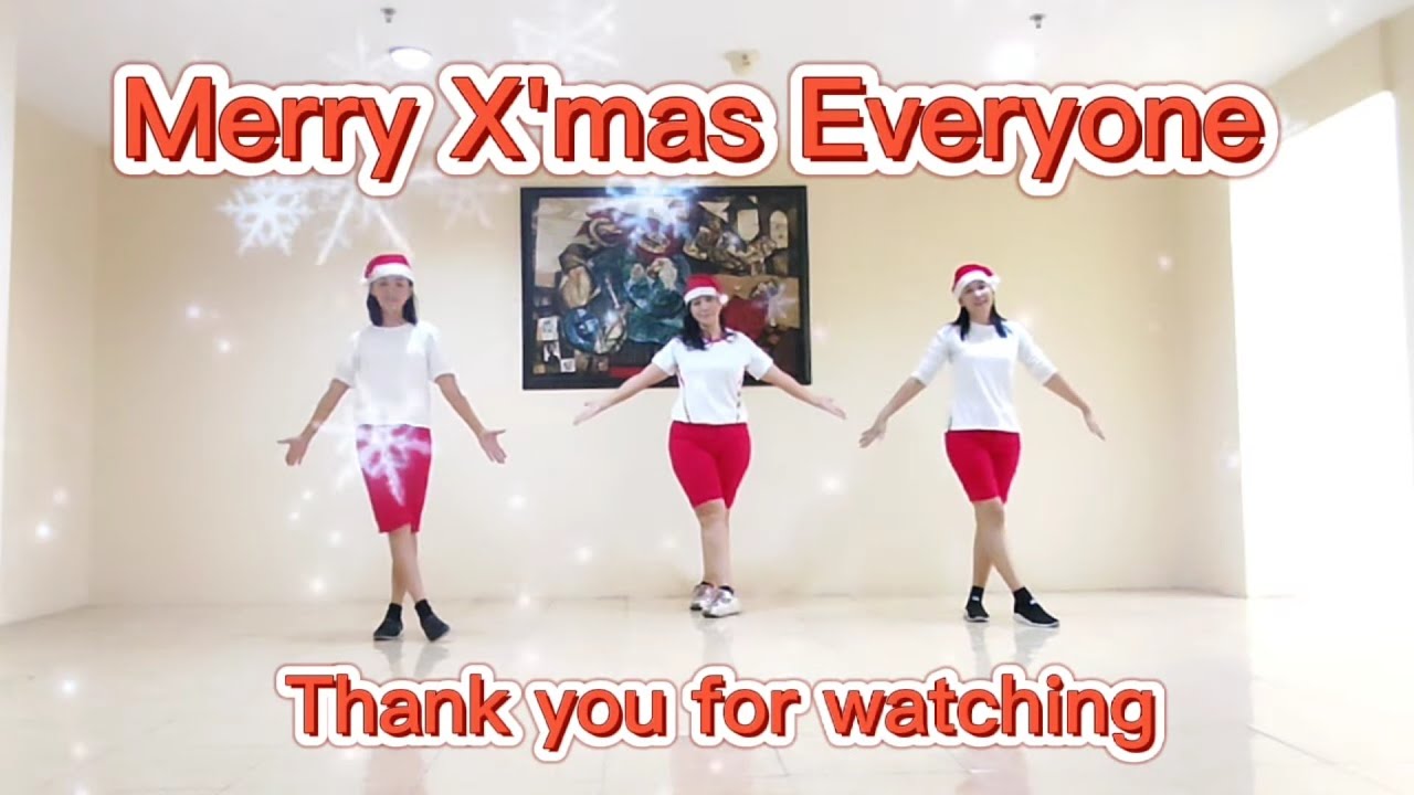 Felix Navidad / Line Dance / @theresialined1 - YouTube