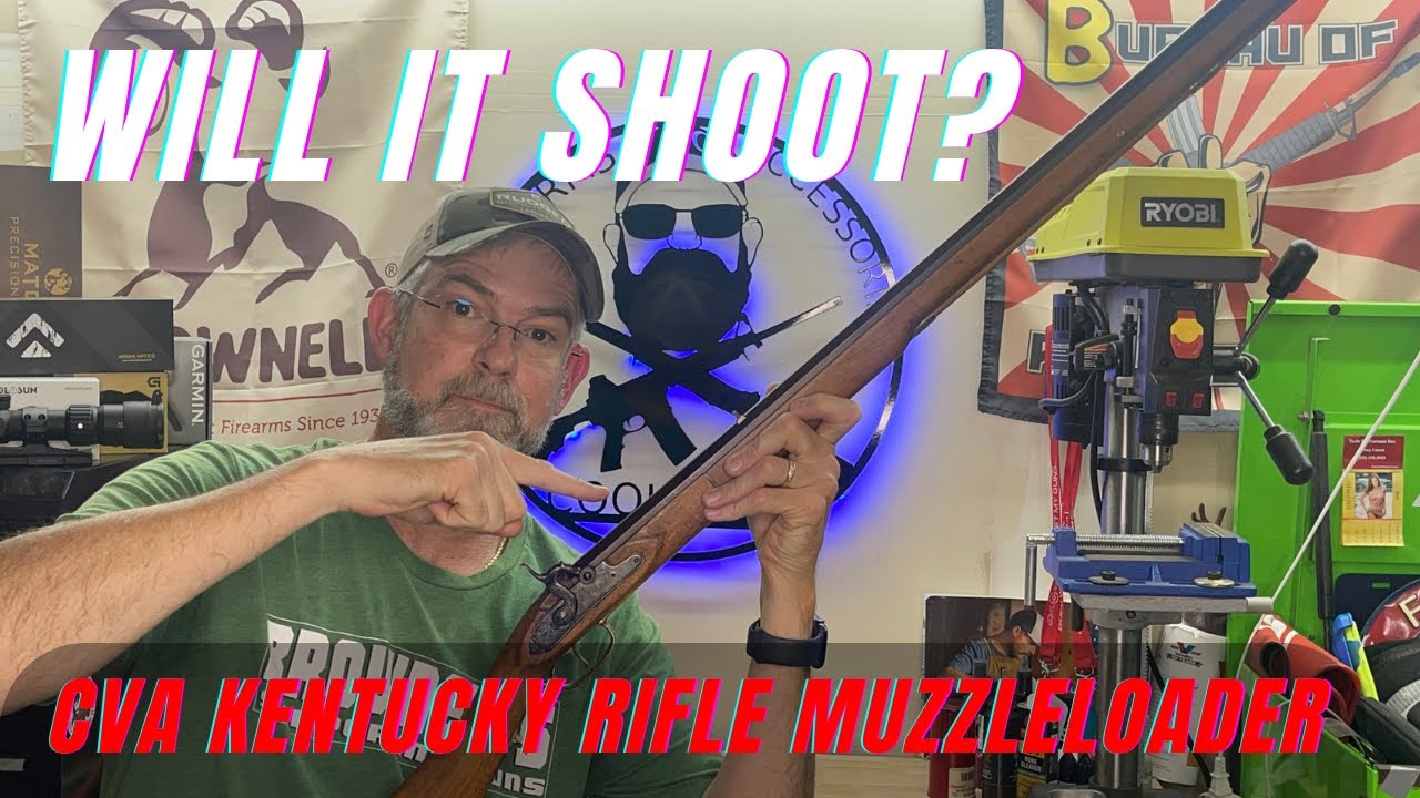 Will it Shoot? Old CVA Kentucky Rifle Muzzleloader #muzzleloader # ...
