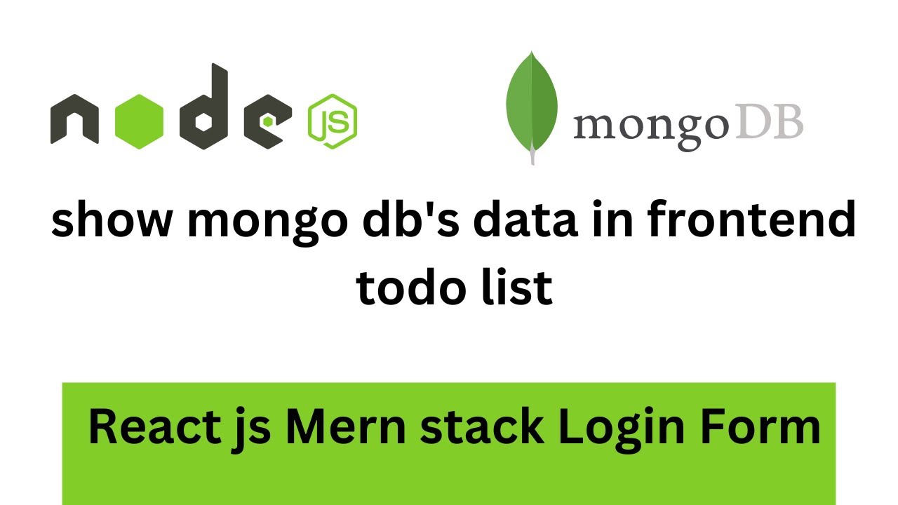 How To Show Data From Database Mongodb In React Js Mern Stack Part