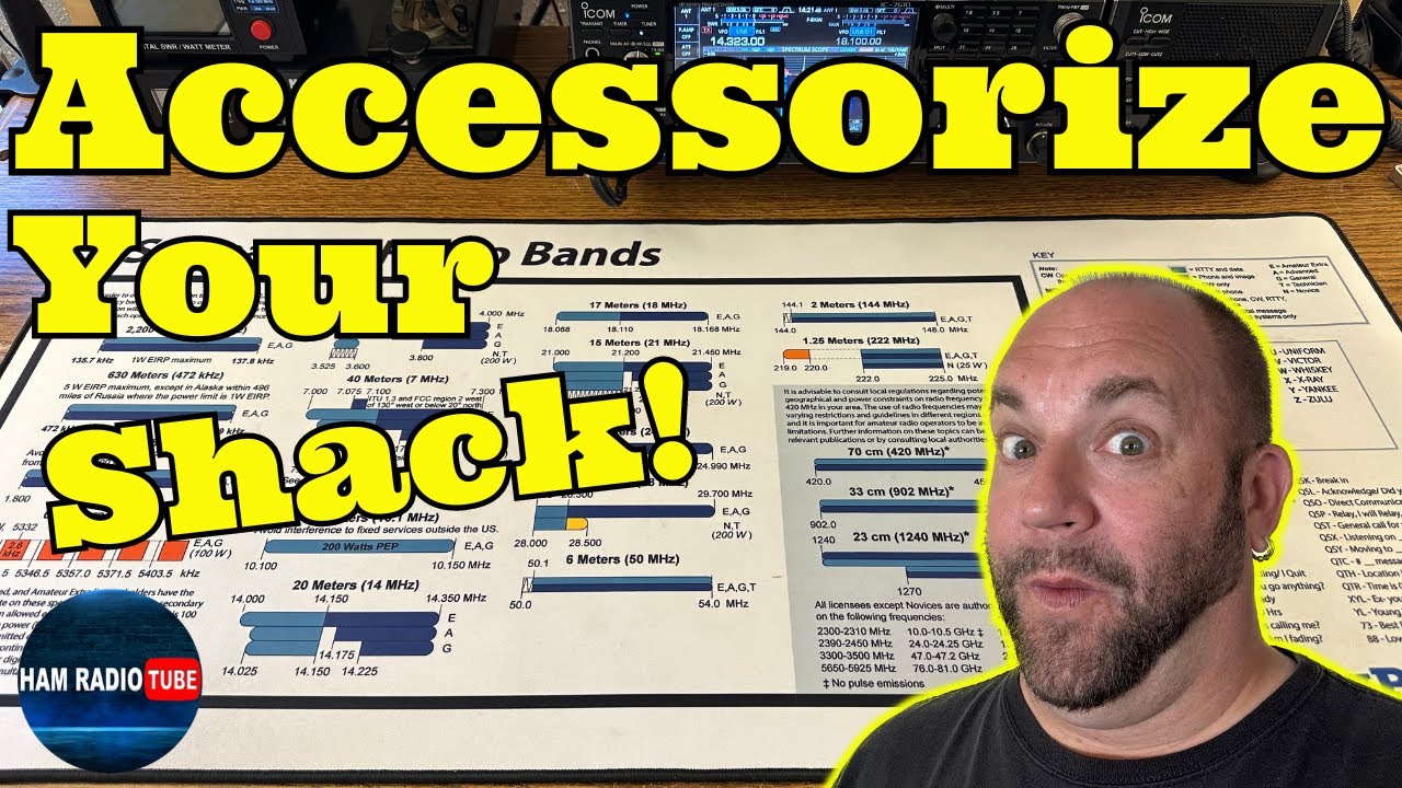 Gigaparts North American Band Plan Desk Pad - YouTube